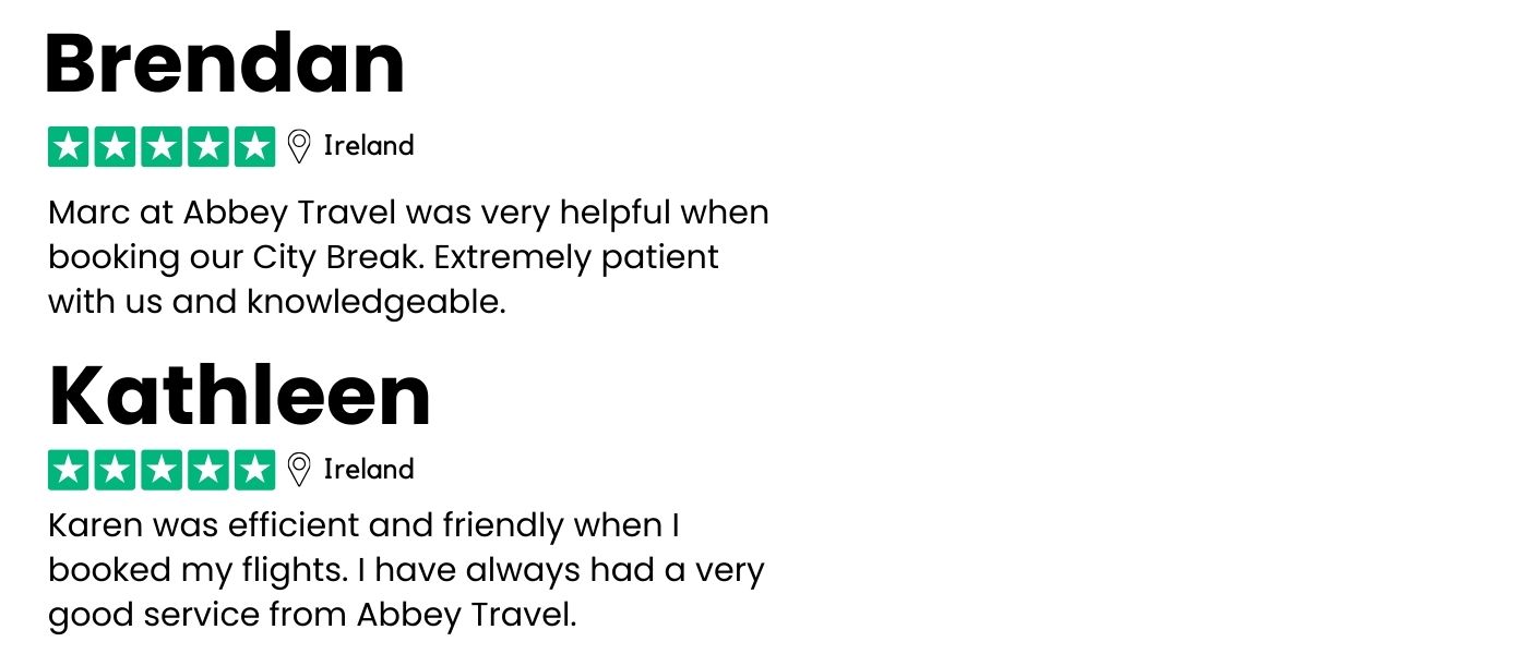 Abbey Travel Customer Feedback - Abbey Travel